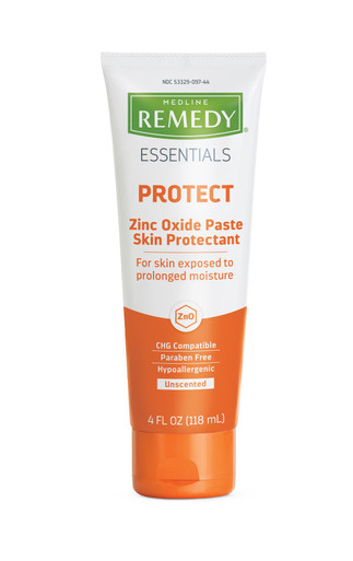Medline Remedy Essentials Zinc Oxide Protectant Paste, 4 oz.