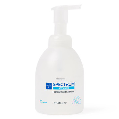 Medline Spectrum Foam Hand Sanitizer, 70% Ethyl Alcohol