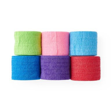 Medline CoFlex NL Self-Adherent Bandage Wraps, Color Pack