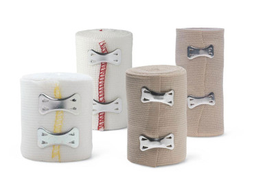 Medline Sure-Wrap Elastic Bandage with Clips, 50/case
