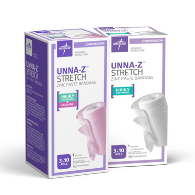 Medline Unna-Z Zinc Oxide Paste Compression Bandages
