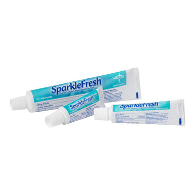 Medline SparkleFresh Toothpaste, 4 size options