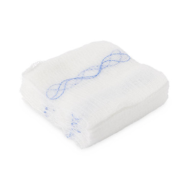 Medline X-ray Detectable Gauze Sponges, 16-Ply, 4" x 4"