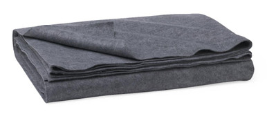 Medline Emergency Poly Blend Blankets, Gray, 40" x 80"