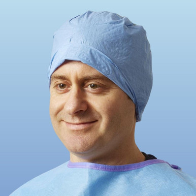 Medline Scrim-Reinforced Surgical Cap - Disposable Apparel