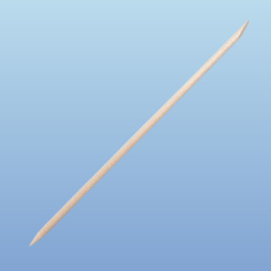 Puritan 2925 Non-Sterile 6" Pointed & Single Bevel Orange Sticks