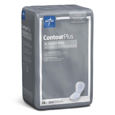 Medline ContourPlus Bladder Control Pads, 28/bag