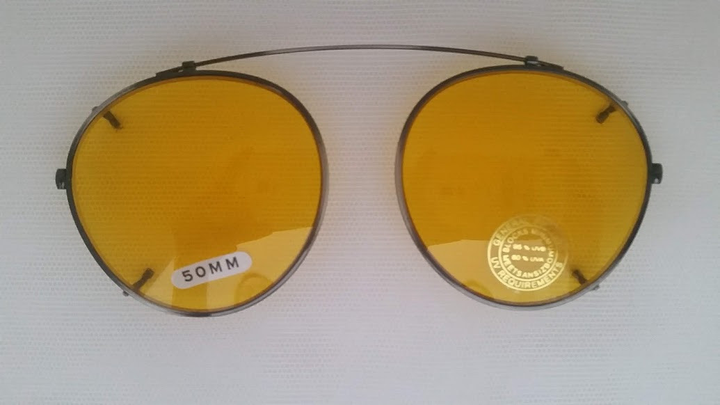 Round Wire Clip On, Night Drivers Lenses CP050ND - Frame 4 3/8" - 4 3/4 ...