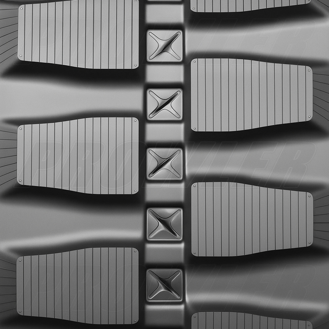CAT 285 XE 450mm Wide Staggered Block Rubber Track 450x86x62