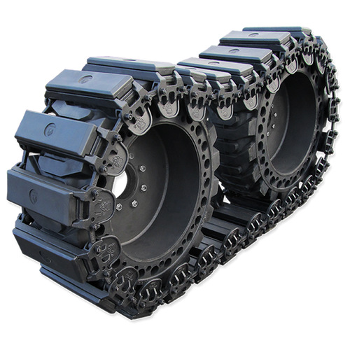 12 Inch Prowler Fusion Skid Steer Over The Tire Tracks With Rubber Pads