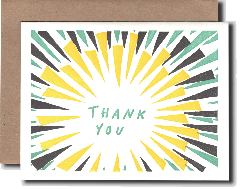 Thank You Explosion - Power and Light Press Wholesale