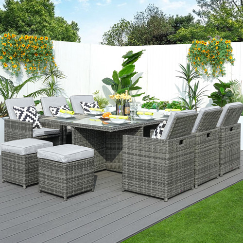 Rattan cube dining store