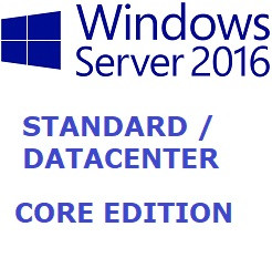Microsoft Windows Server 2016 Standard / Datacenter Edition