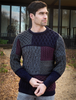 Mens Patchwork Sweater | Aran Sweater Market