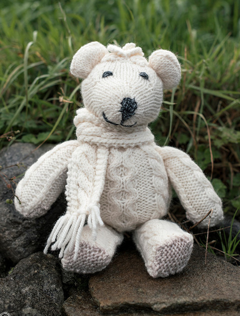 Wool Teddy Bear, Wool Doll Toys | Aran Sweater Market