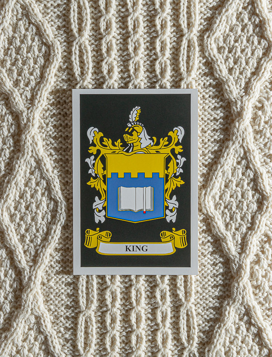 King Clan Scarf, Irish Scarves, Wool Scarves, Irish Wool Scarf