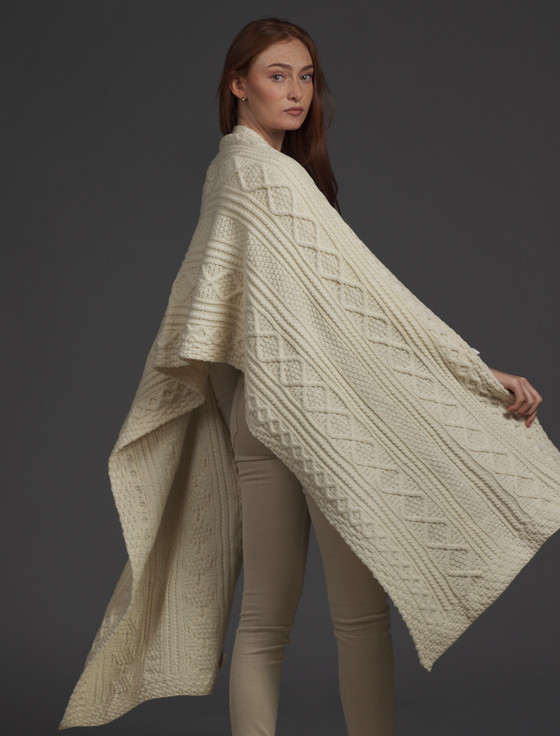 Carroll Clan Aran Bed Runner | Aran Sweater Market