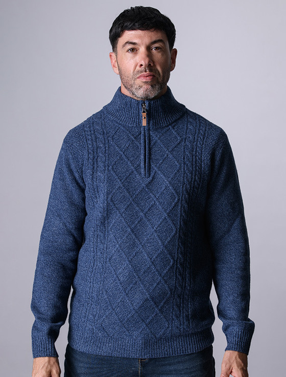 Kinsale Half-Zip Wool Sweater | Aran Sweater Market