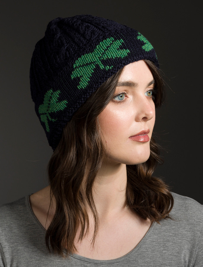 Merino Wool Shamrock Hat