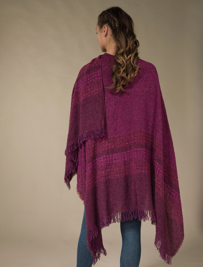 Lambswool celtic ruana wrap, Irish Ruana | Aran Sweater Market