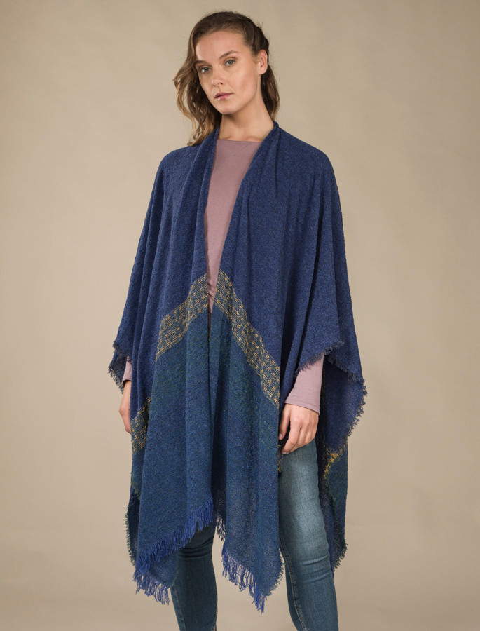 Lambswool celtic ruana wrap, Irish Ruana | Aran Sweater Market