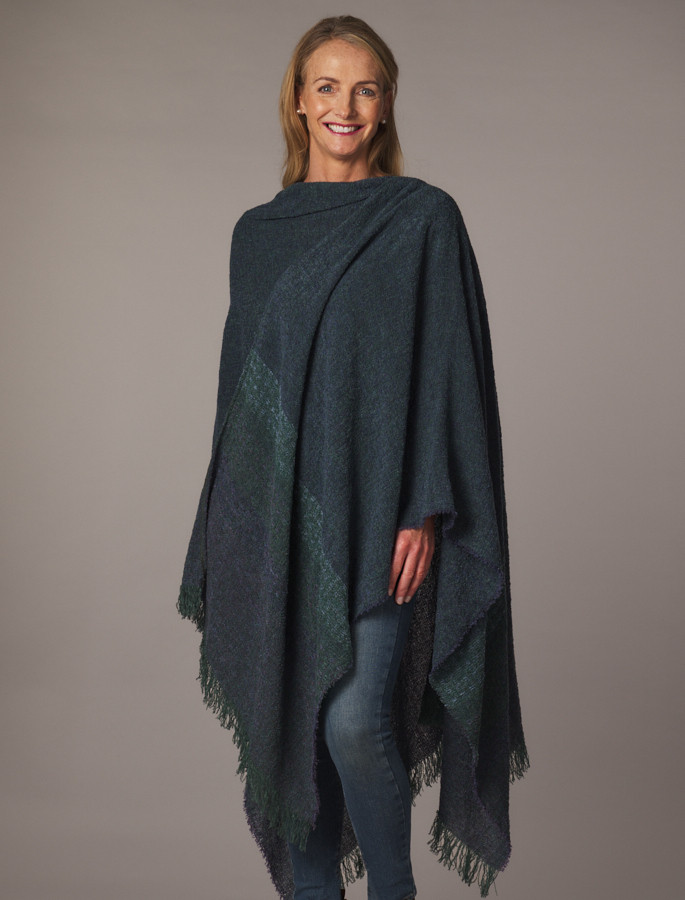 Lambswool celtic ruana wrap, Irish Ruana | Aran Sweater Market