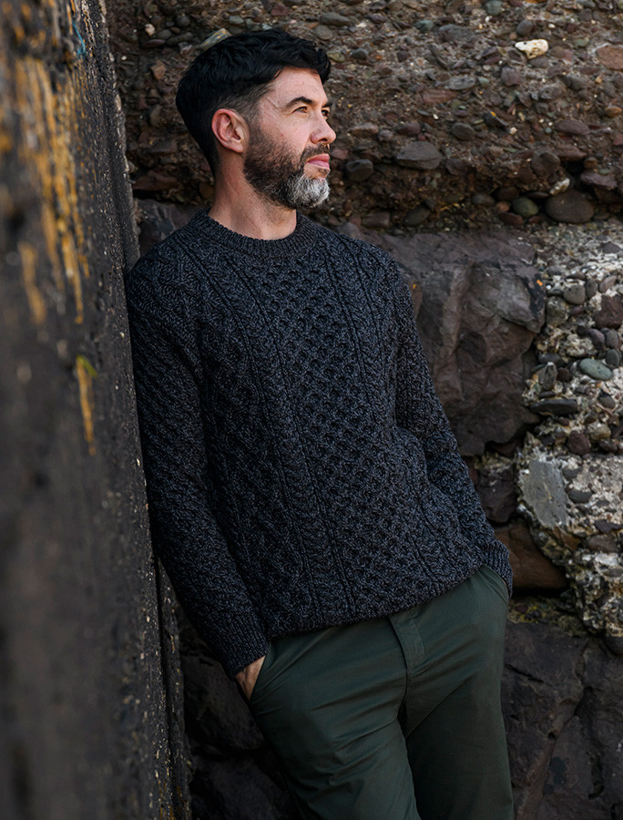 Heavyweight Merino Wool Aran Sweater | Aran Sweater Market