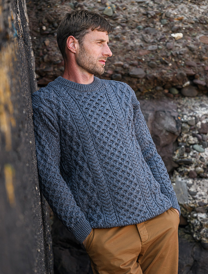 Heavyweight Merino Wool Aran Sweater | Aran Sweater Market