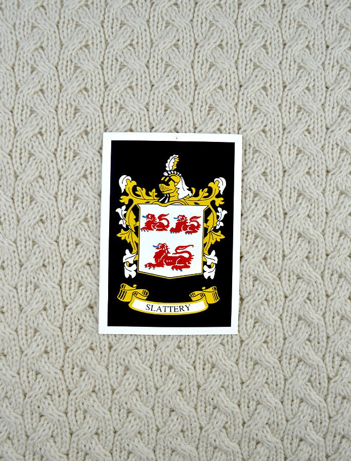 Slattery Clan Scarf, Irish Scarves, Wool Scarves, Irish Wool Scarf
