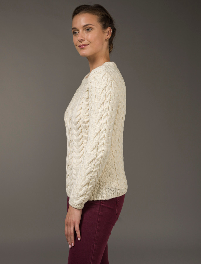 Rope Cable Crew Aran Sweater | Aran Sweater Market