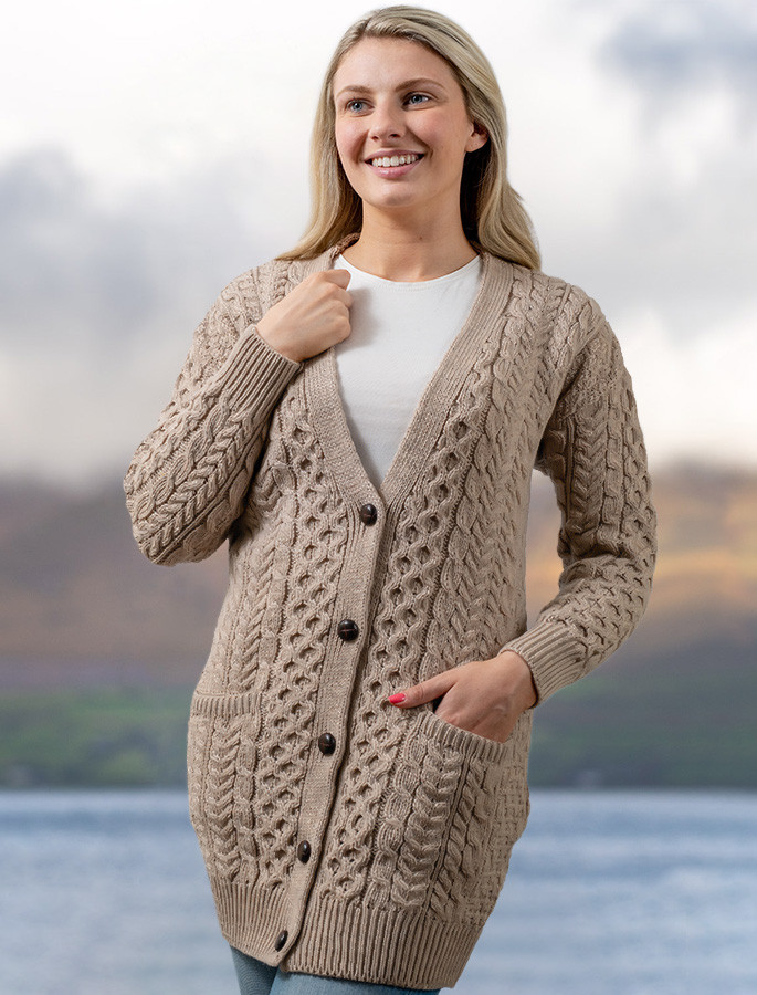 Long Boyfriend Cardigan, womens boyfriend cardigan