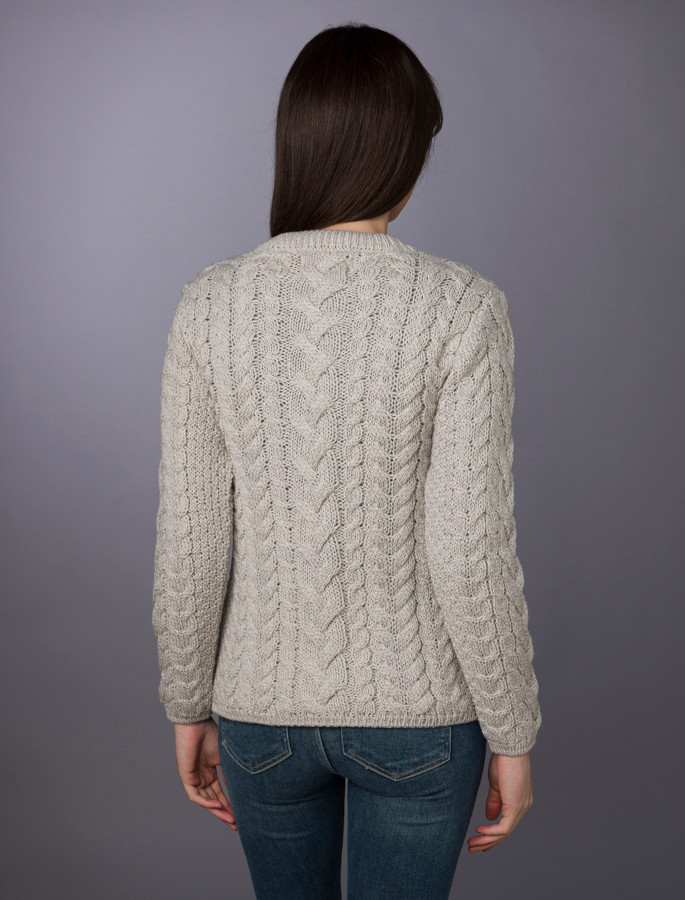 Rope Cable Crew Aran Sweater | Aran Sweater Market