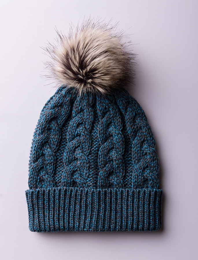 Men's Merino Cable Hat | Aran Sweater Market