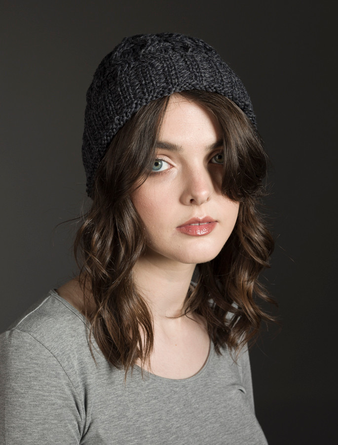 Merino Wool Cable Knit Hat