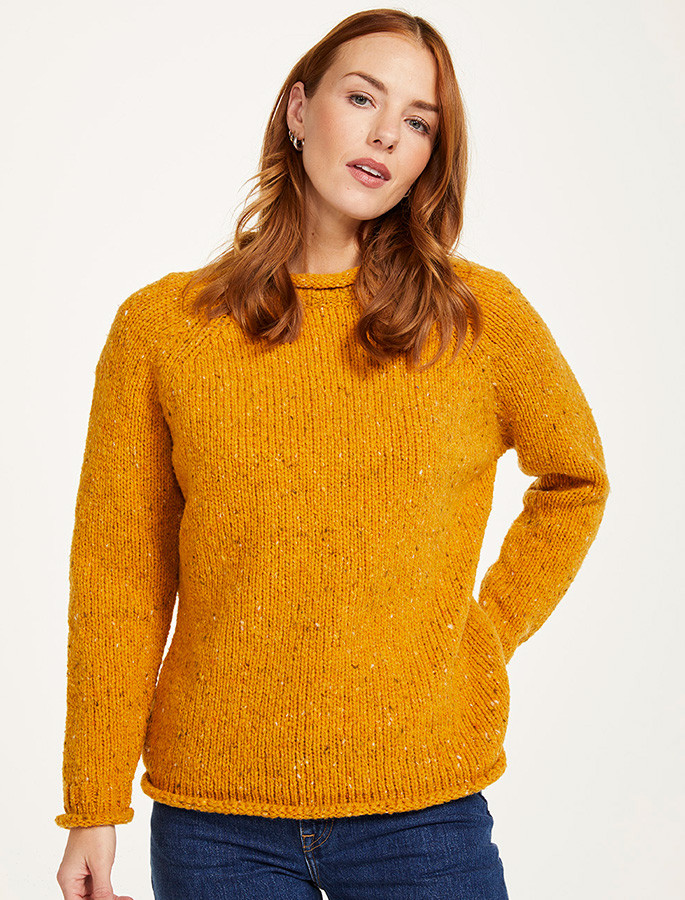 Ladies Roll Neck Wool Sweater Aran Sweater Market