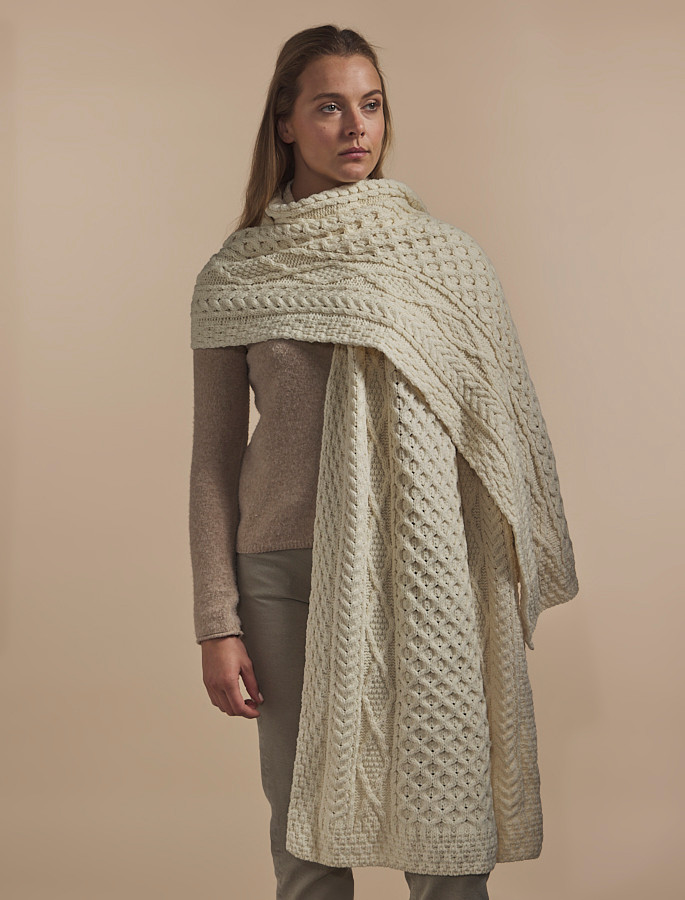 Crowley Clan Aran Bed Runner | Aran Sweater Market