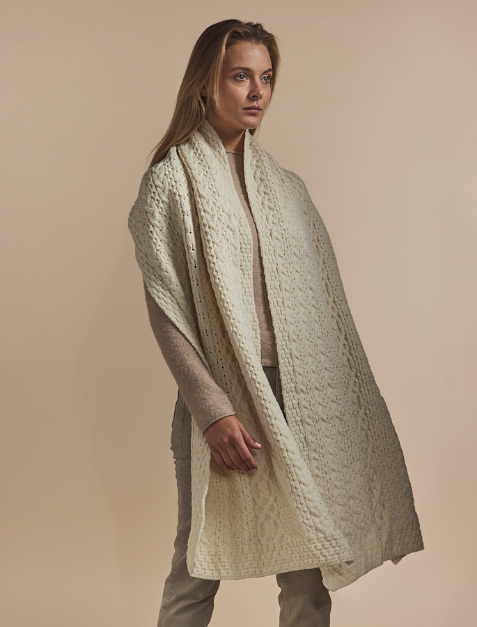 Kane Clan Aran Bed Runner | Aran Sweater Market