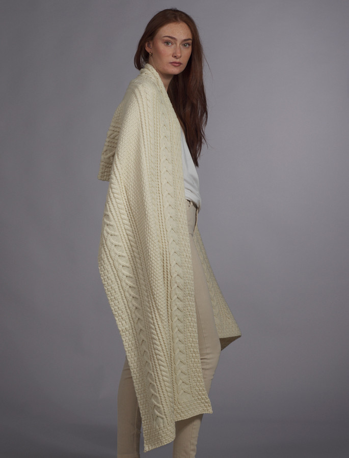 Sheehan Clan Aran Bed Runner | Aran Sweater Market