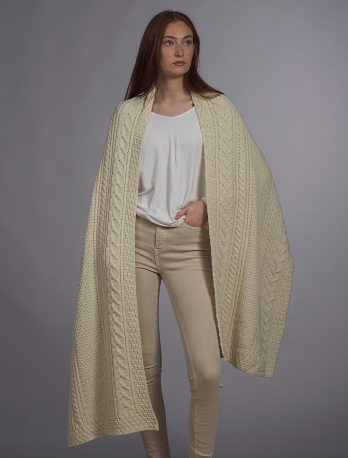 Sheehan Clan Aran Bed Runner | Aran Sweater Market