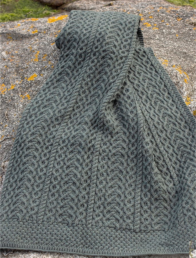 Tweed & Merino Wool Throw | Aran Sweater Market