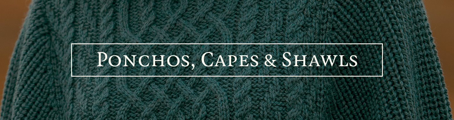 Knitted ponchos, Wool Capes & Wool Shawls for Women | Aran Sweater Market