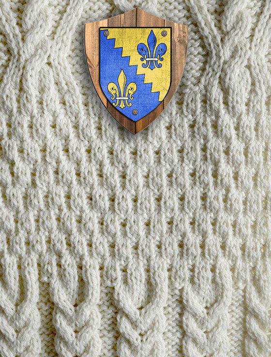 O'Shea Clan Aran Throw