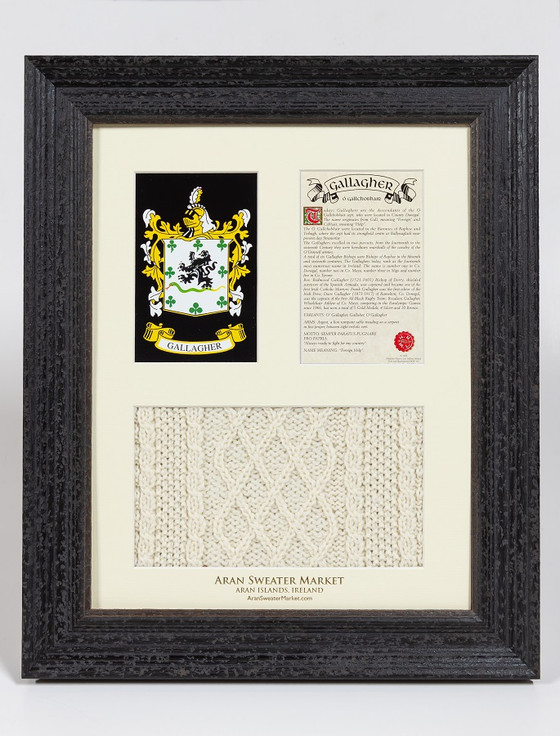 Gallagher Clan & History Display - Original Gallagher Name Pattern