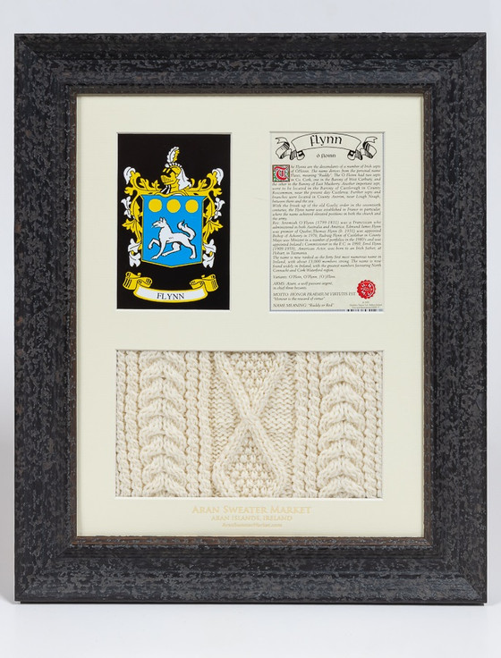 Flynn Clan & History Display - Original Flynn Name Pattern