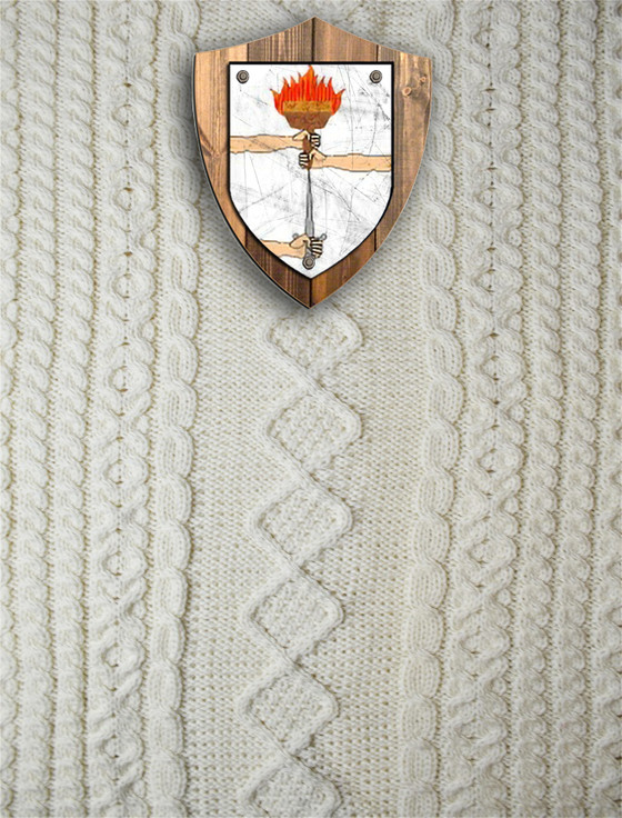 McGowan Clan Throw, Wool Throw, Irish Throw, Throw Over, Sofa Throw