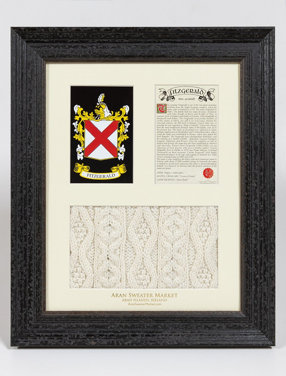 Fitzgerald Clan & History Display - Original Fitzgerald Name Pattern