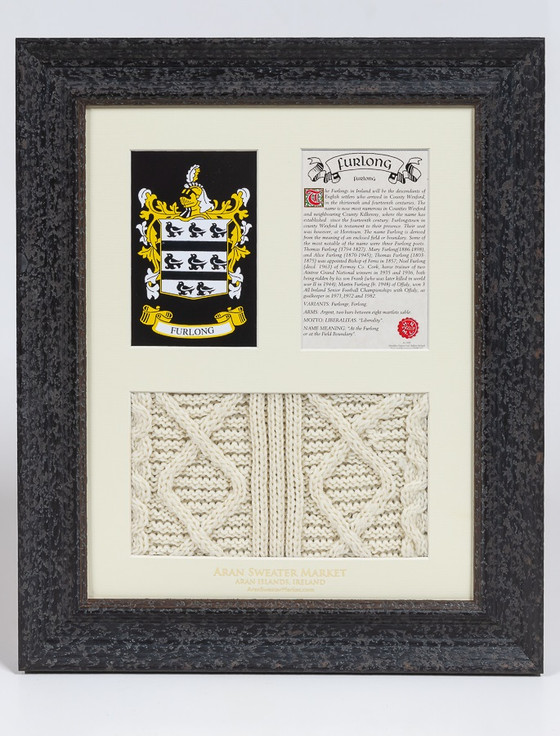 Furlong Clan Aran & History Display | Original Furlong Name Pattern