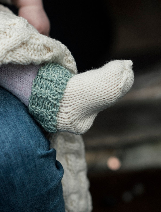Super Soft Merino Wool Two Tone Socks