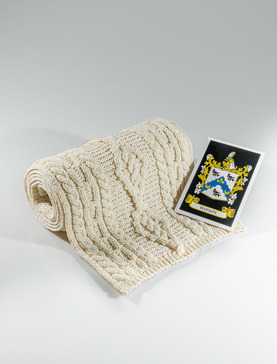 Watson Clan Scarf, Irish Scarves, Wool Scarves, Irish Wool Scarf