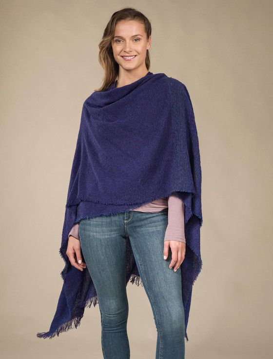Lambswool celtic ruana wrap, Irish Ruana | Aran sweater market